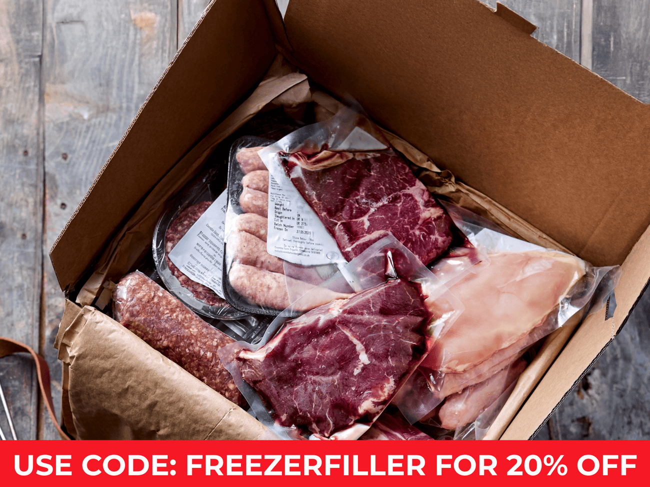 The Organic Freezer Filler Boxes (Large & Extra Large)